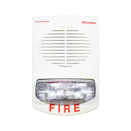 Simplex 4906-9153 Wall Mount Speaker with Strobe S/V (white) – FIRENOTIFIERDOTCOM, LLC